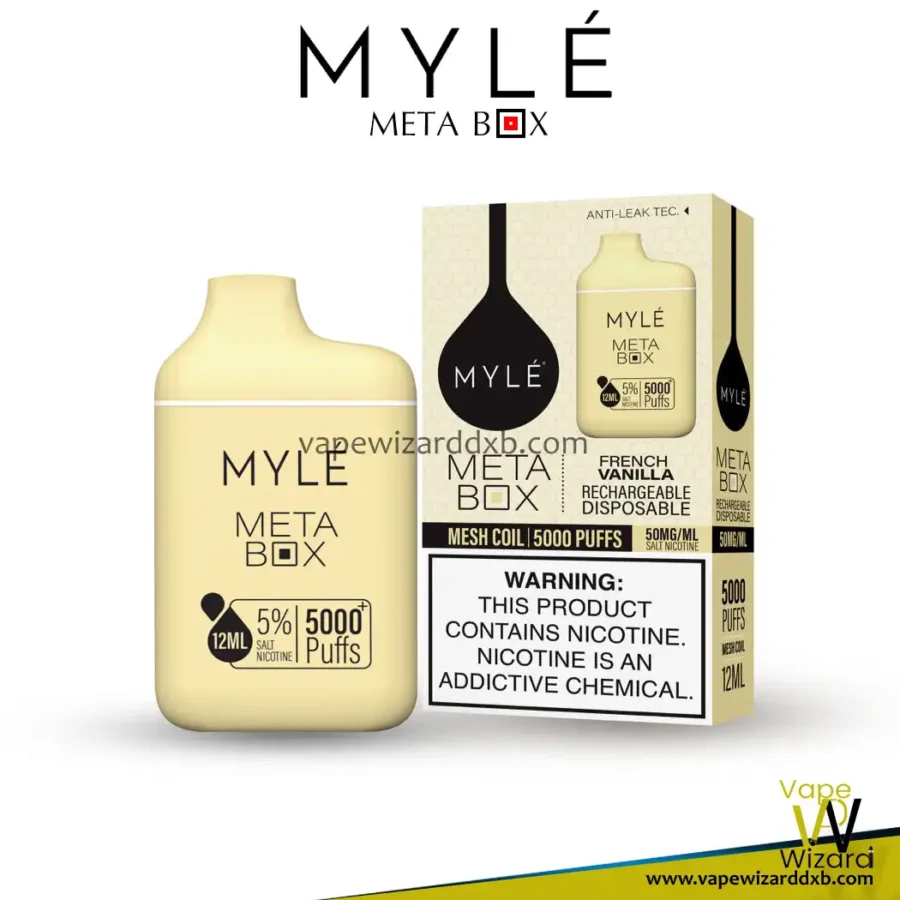 Best Myle Meta Box Disposable 5000 - Vape Wizard Dubai UAE