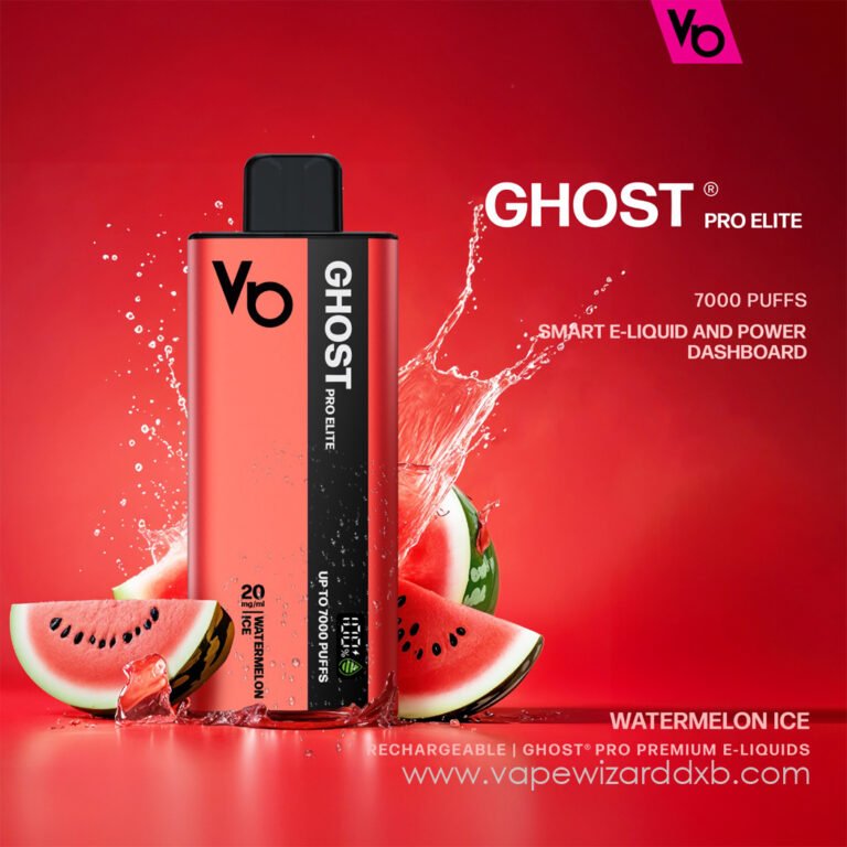 Best Ghost Pro Elite 7000 Puffs 20mg - Vape Wizard Dubai UAE